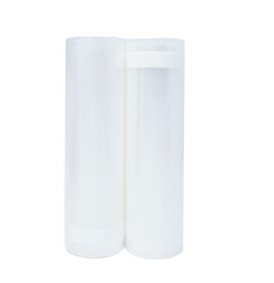 China SGS Transparent Plastic Embossed Vacuum Sealer Bags Rolls Packaging Nuts for sale