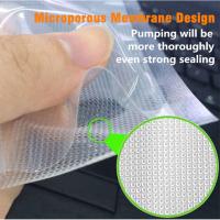 China SGS Transparent Plastic Embossed Vacuum Sealer Bags Rolls Packaging Nuts for sale