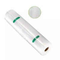 China OEM Nylon Textured Vacuum Sealer Plastic Bags Food Saver Roll Custom Length for sale