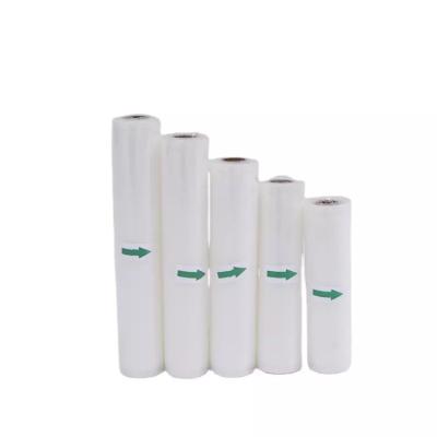 China Customized Size QS Embossed Vacuum Sealer Rolls BPA Free Food Vacuum Storage Bags for sale