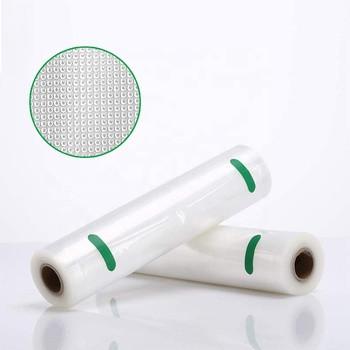 China QS Cookie Food Saver Vacuum Sealer Bags Rolls PE Customized Vacuum Pouches for sale