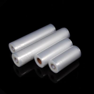 China Heat Seal Vacuum Poches Transparent Plastic Nylon Food Saver Bags Rolls for sale
