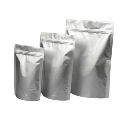 China Matte Aluminum Foil Packaging Zip Lock Bag Mylar Storage Food Stand Up Pouch for sale