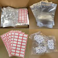 China Custom Resealable Ziplockk Stand Up Mylar Bags With Oxygen Absorbers for sale
