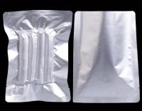 China CE Kitchen Silver Aluminum Foil Bags Plat Type FDA Resealable Mylar Bags for sale