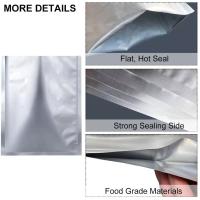 China Free Sample Metalized Aluminum Foil Bag Resealable Mylar Bags For Food Storage for sale
