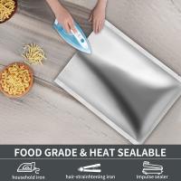 China Free Sample Metalized Aluminum Foil Bag Resealable Mylar Bags For Food Storage for sale