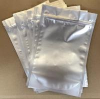 China Sliver Heat Sealable Food Storage Mylar Bags With Oxygen Absorbers Sticker Labels for sale