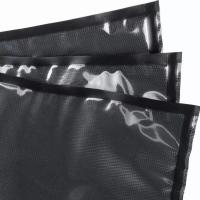 China Pre Cut Black Clear Vacuum Rolls Commercial Grade Vacuum Sealer Bags For Food for sale