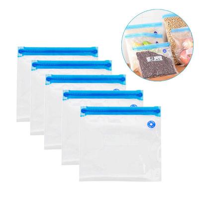 China Reusable Zip Lock Sous Vide Bags Vacuum Sealed Food Storage Bags for sale
