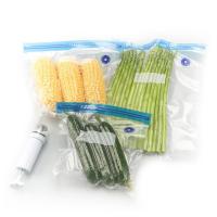 China Sous Vide Bags Transparent Resealable Zipper Food Bags Seafood Bags for sale