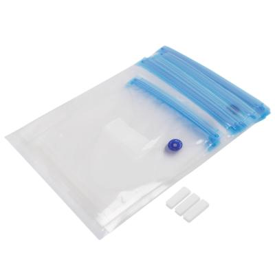China Nylon Vacuum Food Sealer Bags Custom Ziplockk Resealable Food Package for sale