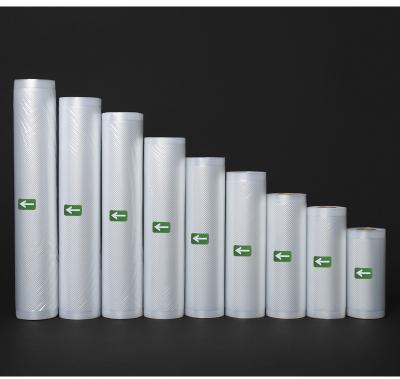 China Clear Vacuum Sealer Bags Rolls Sous Vide Chamber Embossed Packaging for sale