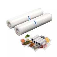 China Food Storage Embossed Vacuum Sealer Rolls Cooking Sous Vide Nylon Vacuum Pouches for sale