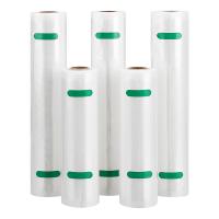 China Food Grade Nylon Transparent Vacuum Seal Bag Rolls Textured Plastic Fresh Food for sale