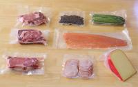 China Food Grade Nylon Transparent Vacuum Seal Bag Rolls Textured Plastic Fresh Food for sale