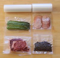 China Food Grade Nylon Transparent Vacuum Seal Bag Rolls Textured Plastic Fresh Food for sale