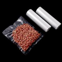China CE Plastic Embossed Vacuum Seal Bag Rolls Food Storage Poly Nylon Vacuum Pouches for sale