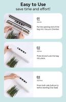 China BPA Free PreCut Vacuum Sealer Bag Puncture Prevention Vacuum Seal Freezer Bag Food Saver Bag For Storage for sale