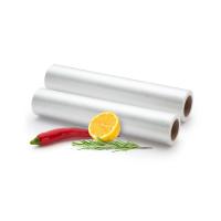 China food saver vacuum sealer bags Three Sides Sealed Embossed Vacuum Sealer Bags Rolls for sale