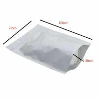China Stand-Up Resealable Heat Seal Bags Frosted Silver Foil Sealed Bags for sale