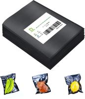 China Food Grade Black Heat Seal Custom Packaging embossed vacuum seal bag rolls for sale