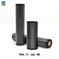 China Custom Printing Plastic Black Vacuum Seal Rolls Embossed Resealable Vacuum Sealer Bags for sale