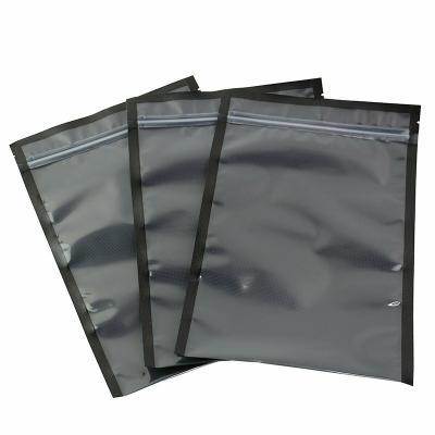 China Black BPA Free Barrier Sous Vide Vacuum Bags Zipper Polypropylene Plastic Bag for sale
