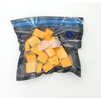 China Air Valve Vacuum Seal Resealable Food Bags Reusable Embossed Black & Clear for sale