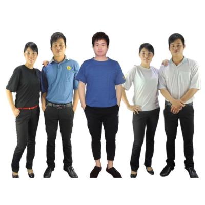 China ESD Polo T Shirt 96% Polyester 4% Conductive Fibre CE Certified Anti Static Workwear for sale