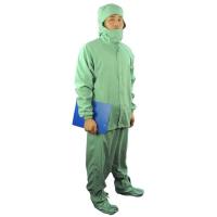China Dust Proof Military Unisex ESD Garment 4L 100D 130g Antistatic Workwear for sale