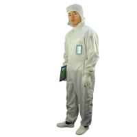 China 2.5mm Grid 98% 99% Polyester Antistatic ESD Coverall for sale