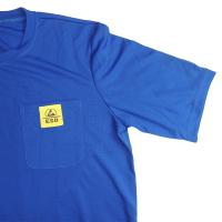 China EPA Lab EN 61340 10E8 Ohm 150 G Blue ESD Smock for sale