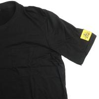 China ESD Polo Shirt 80 Washes Black Antistatic Cotton Polyester EN 61340-5-1 for sale