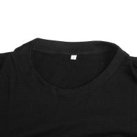 China ESD Polo Shirt 80 Washes Black Antistatic Cotton Polyester EN 61340-5-1 for sale
