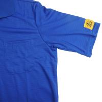 China EN 61340 ESD T Shirt with Antistatic PU Coated Gloves 10E6-8 Ohm Surface Resistance for sale