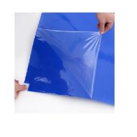China Disposable 250% Rupture Elongation 50um PE Sticky ESD Mat 30 Sheets for sale