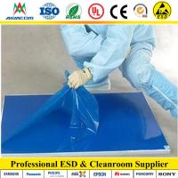 China Disposable PE Cleanroom Sticky Mat 30 Layers 18x36 Inch Tacky Mat for sale
