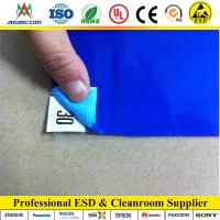 China Disposable PE Cleanroom Sticky Mat 30 Layers 18x36 Inch Tacky Mat for sale