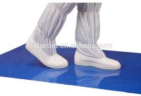China Disposable PE Cleanroom Sticky Mat 30 or 60 Layers Blue White Grey for Dust Control for sale