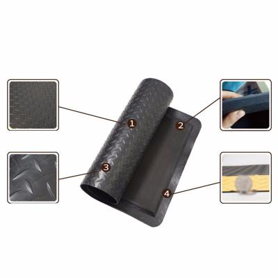 China ESD Anti Fatigue Mat 15mm Rectangle Bubble Interlock Static Dissipative PVC Floor Mat for sale