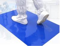 China Washable ESD Sticky Mat 500x500mm Class 100 Cleanroom Silicon Adhesive Mat for sale