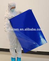 China Cleanroom ESD Disposable Sticky Mat 30 Sheets 18x36 Inch Blue White Grey for sale