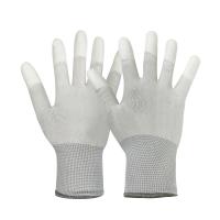 China ESD Antistatic Safety Gloves PU Palm Coated Nylon Carbon Fiber 106-108 Ohm S-XXL for sale