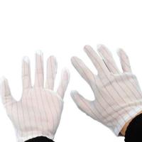 China 100% Polyester ESD PPE Gloves Anti Static Dust Free for Electronic Assembly S M L XL for sale