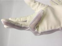 China Non Slip Striped Dotted 0.1s Static Decay ESD Gloves for sale