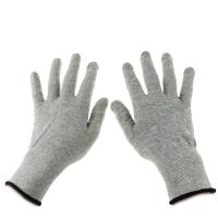 China Grey Carbon Fibre 40D Silver Conductive  Gloves for sale