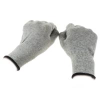 China Grey Carbon Fibre 40D Silver Conductive  Gloves for sale