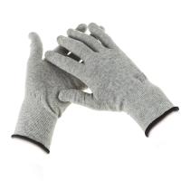 China Grey Carbon Fibre 40D Silver Conductive  Gloves for sale