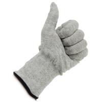 China Grey Carbon Fibre 40D Silver Conductive  Gloves for sale